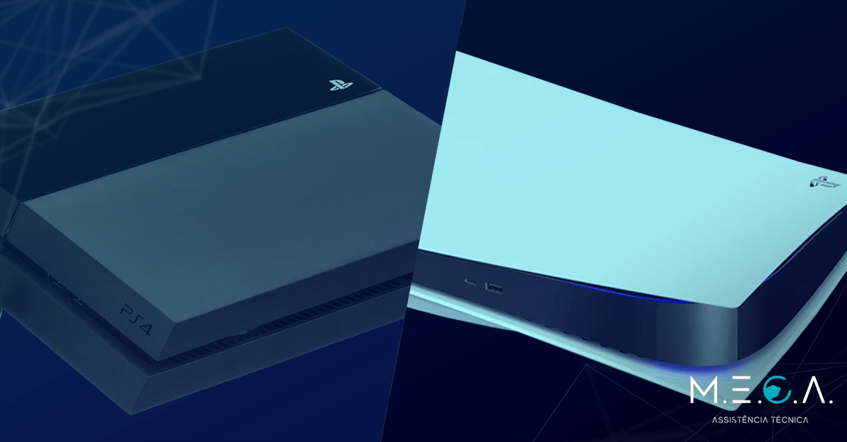 PS5 vs PS4: Confira as Principais Diferenças | Blog M.E.C.A. - M.E.C.A. FIX